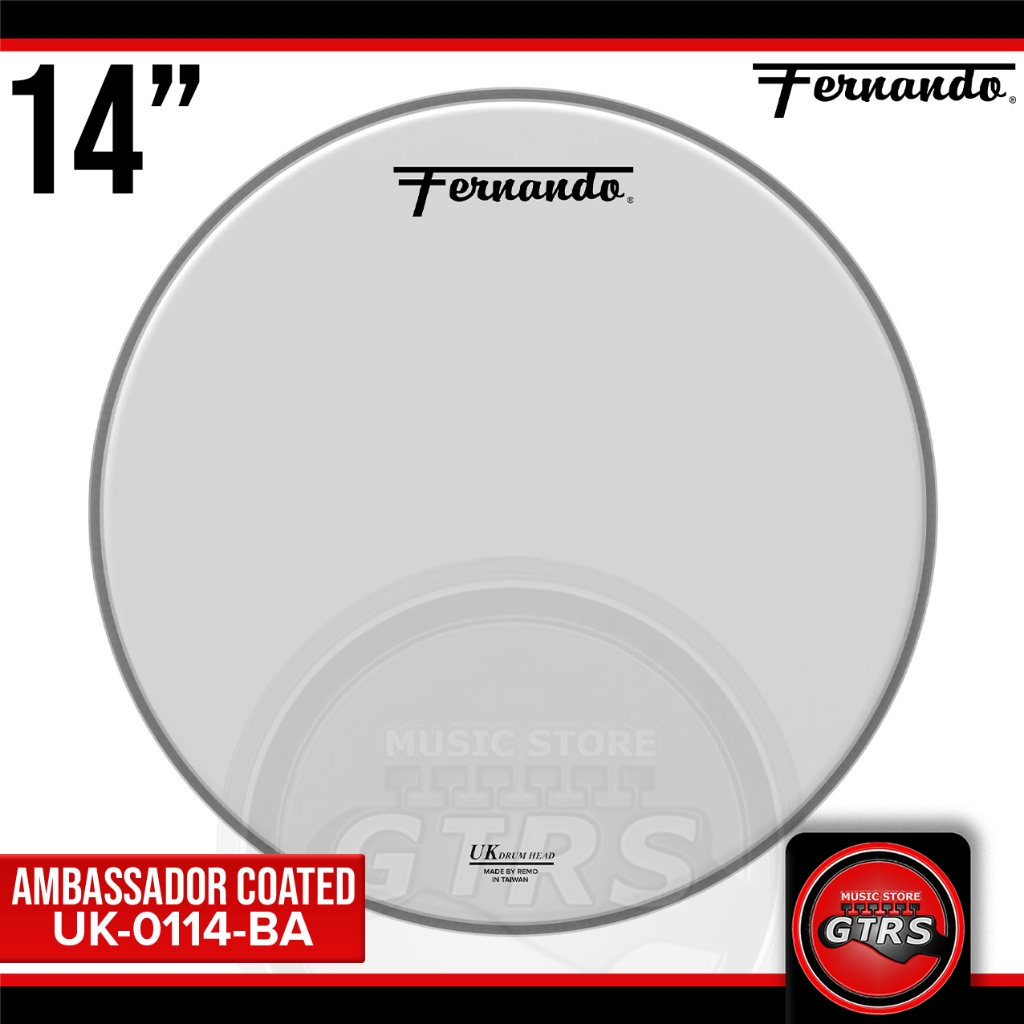 Fernando UK Coated Ambassador 14" Snare Drums Skin | Shopee Philippines