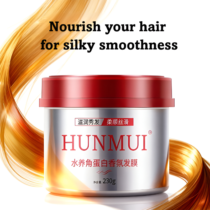 HUNMUI Salon-Grade Keratin Fragrance Hair Mask 230g | Hydrating ...