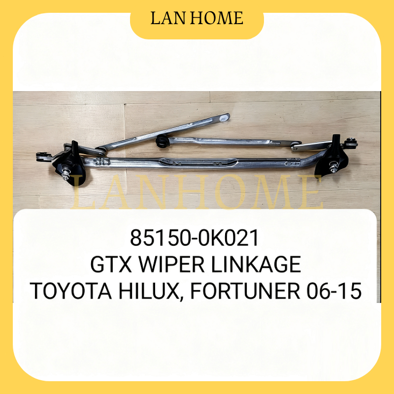 Wiper Linkage Assembly Toyota Hilux FORTUNER 4X2 2006-2015 GTX 85150 ...