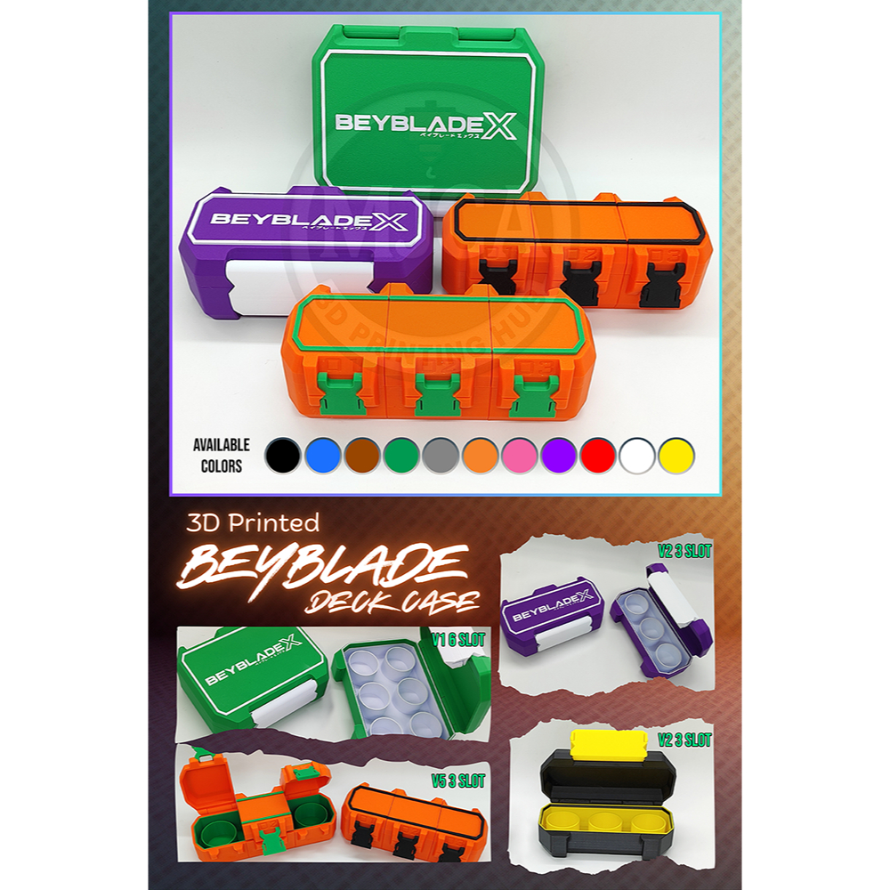 Beyblade Deck Case Box (3D Printed) | Shopee Philippines