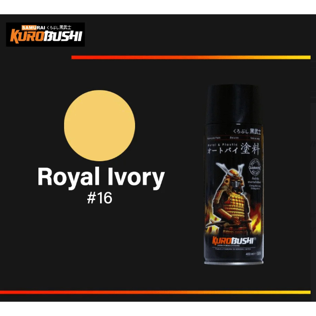 Samurai Paint 6 Royal Ivory (Standard Color) 400ml | Shopee Philippines