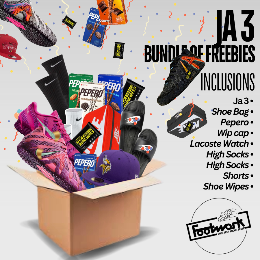 Classic Ja 3 Spikey Basketball Sneakers + Bundle of Freebies | Gift fot ...