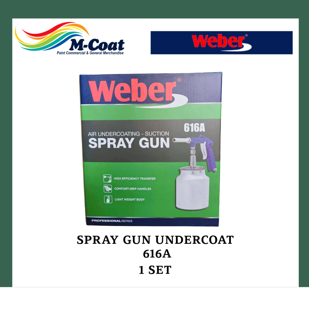 Weber 616A Undercoating - Sunction Spray Gun | Shopee Philippines