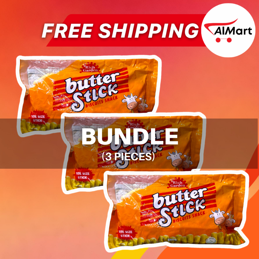 BUNDLE! (3 PCS) BUTTER STICK BISCUIT (200 GRAMS EACH) | Shopee Philippines