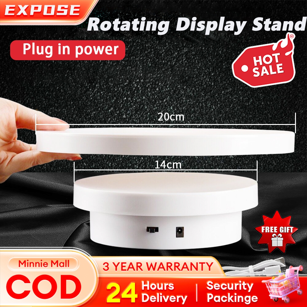Rotating Turntable Electric Display Stand 360° Rotation Turntable ...