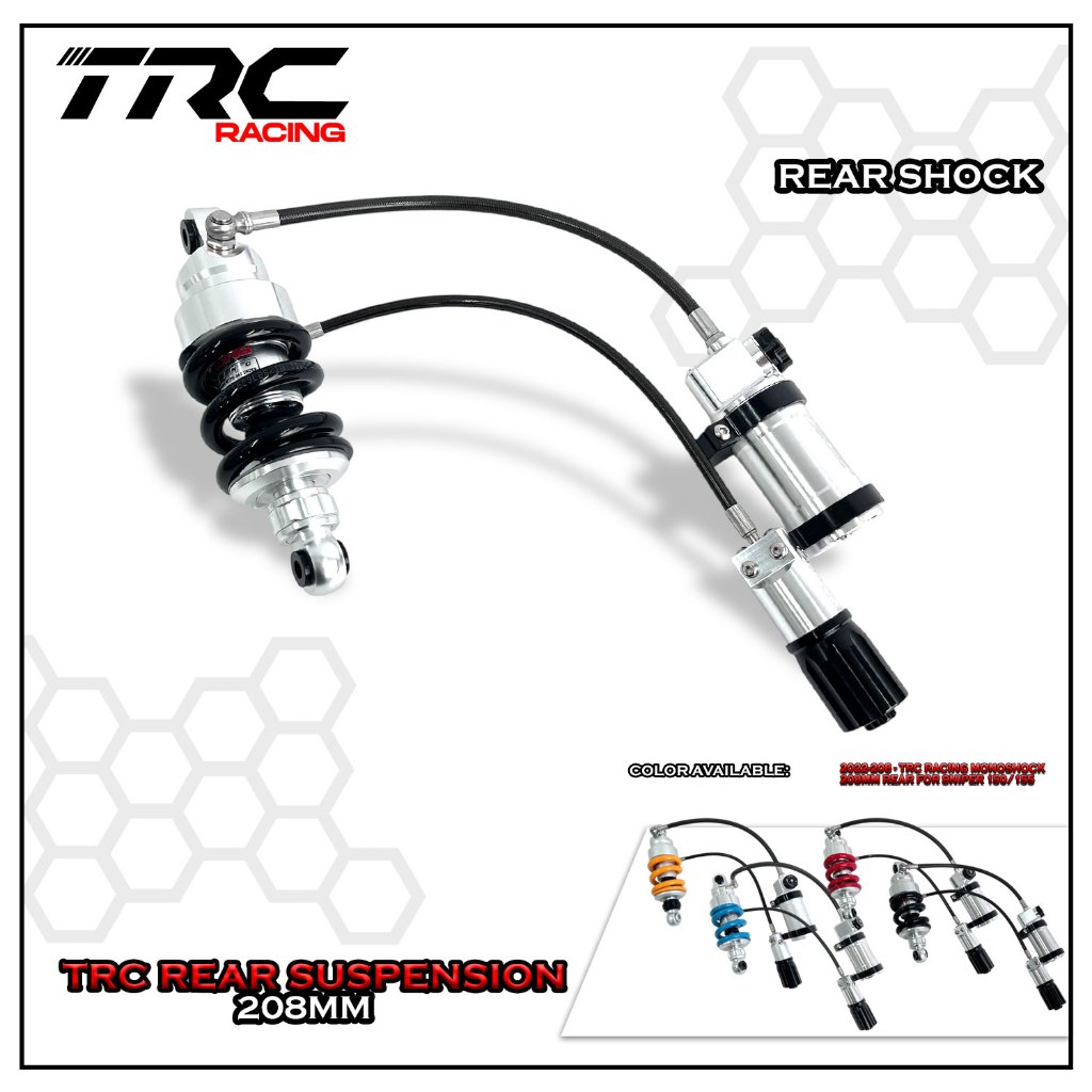 TRC RACING SNIPER 150/155 F-TECH SERIES FULLY ADJUSTABLE REAR SHOCK ...