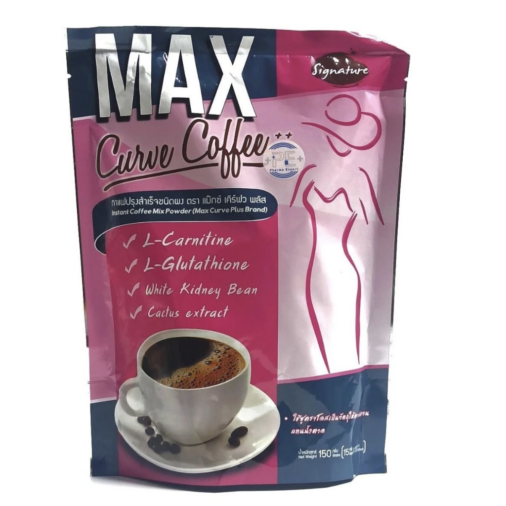 Original MAX CURVE Coffee Instant Coffee Mix Powder 15g x 1 Sachet From ...