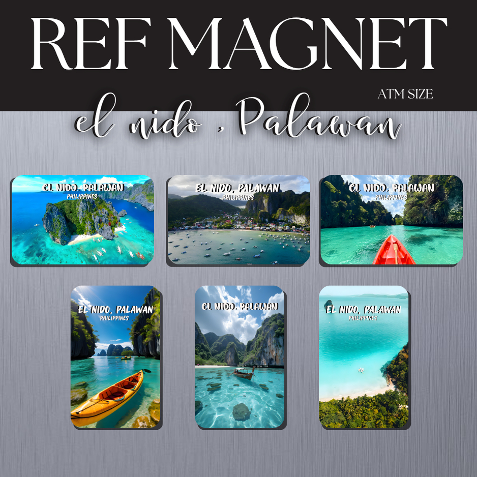 EL NIDO PALAWAN REF MAGNET SOUVENIRS / ATM SIZE - BEST AFFORDABLE ...