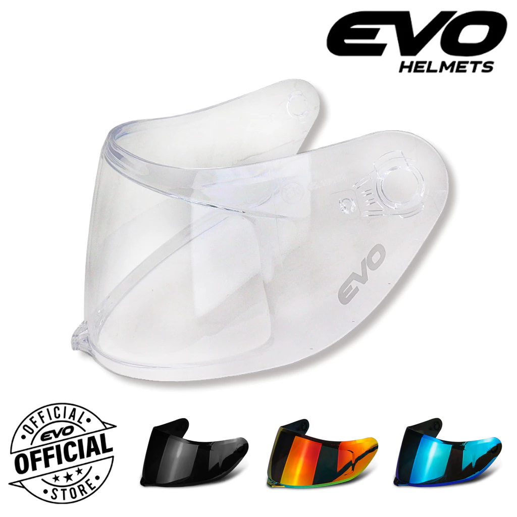 EVO Visor GSX-3000 GT-PRO V1/V2 Smoke and Clear Helmet Lens | Shopee ...