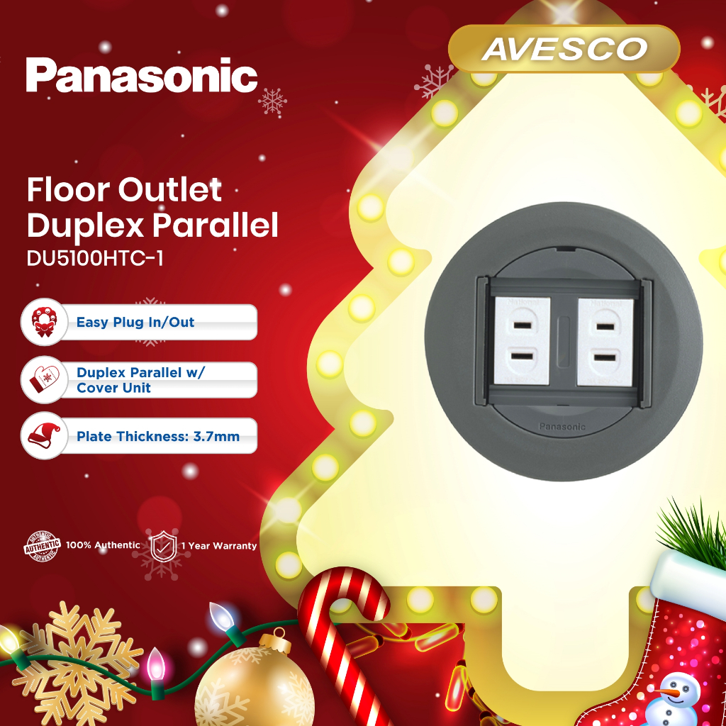 Panasonic Floor Outlet | DU5100HTC-1 Duplex Parallel 16A 250V~ Floor ...