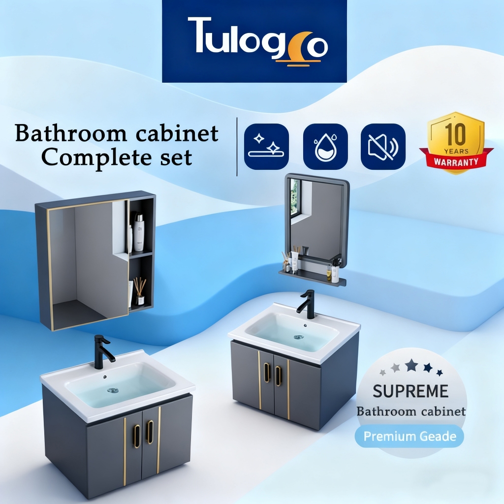 Aluminum Bathroom Cabinet bathroom sink complete set cabinet all space ...
