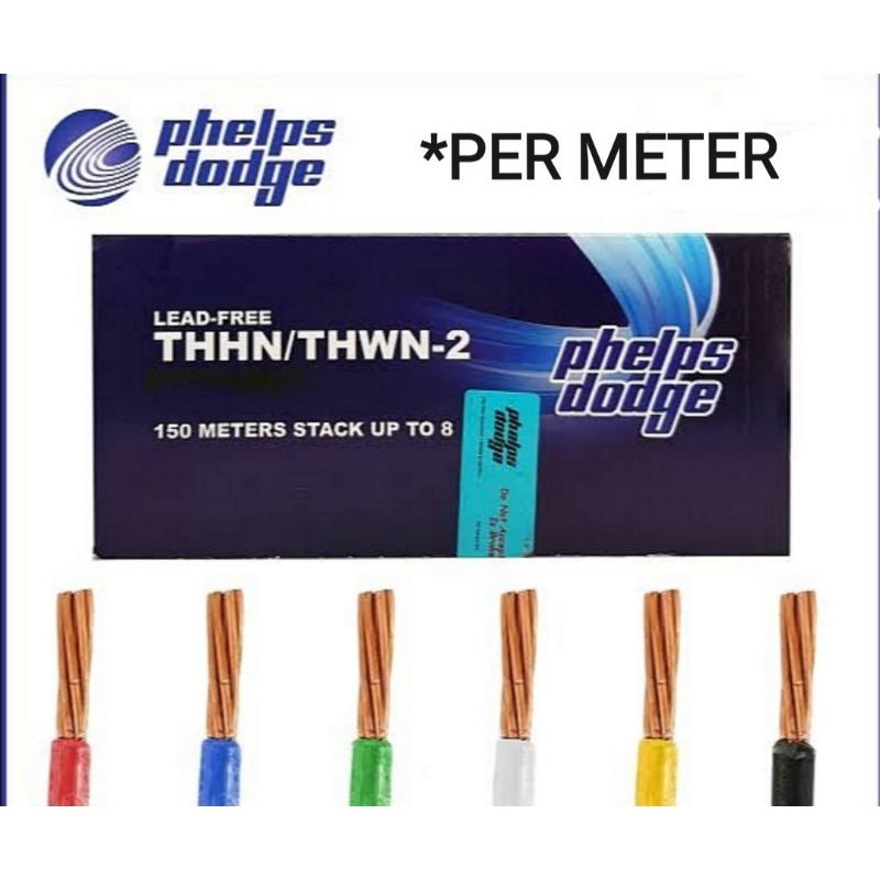 Phelps Dodge THHN / THWN Wire (Per Meter) Stranded | Shopee Philippines