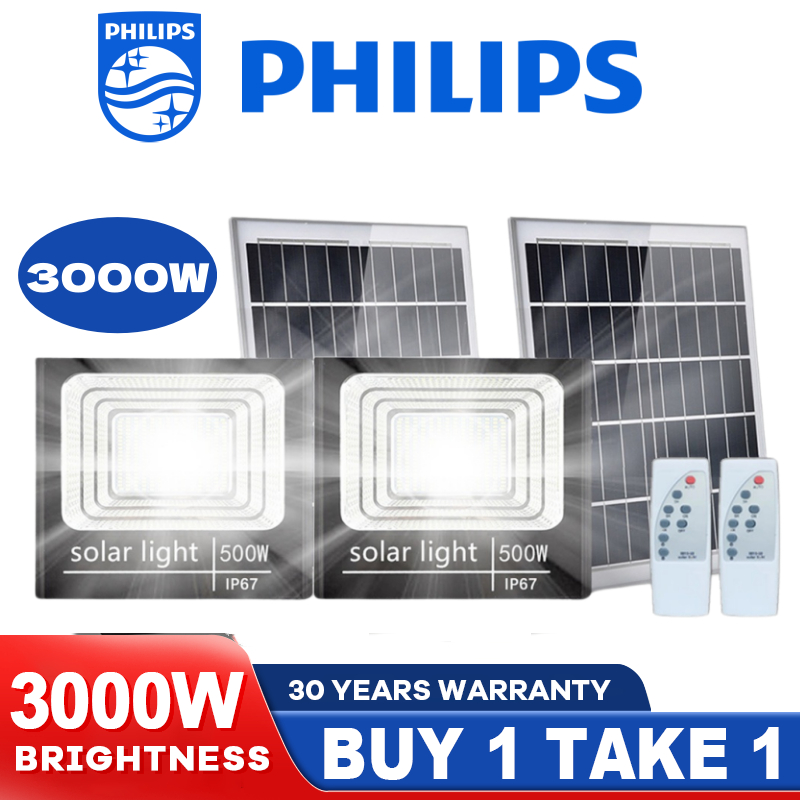 Solar Light 3000W BUY1TAKE1 Outdoor Waterproof LED Indoor Light Solar ...