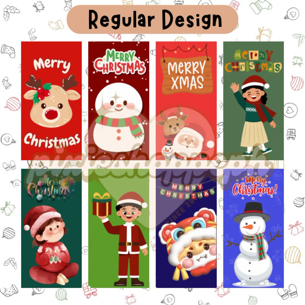 Money Envelope Long Angpao for Christmas | PIXIESHOPPEPH | Shopee ...
