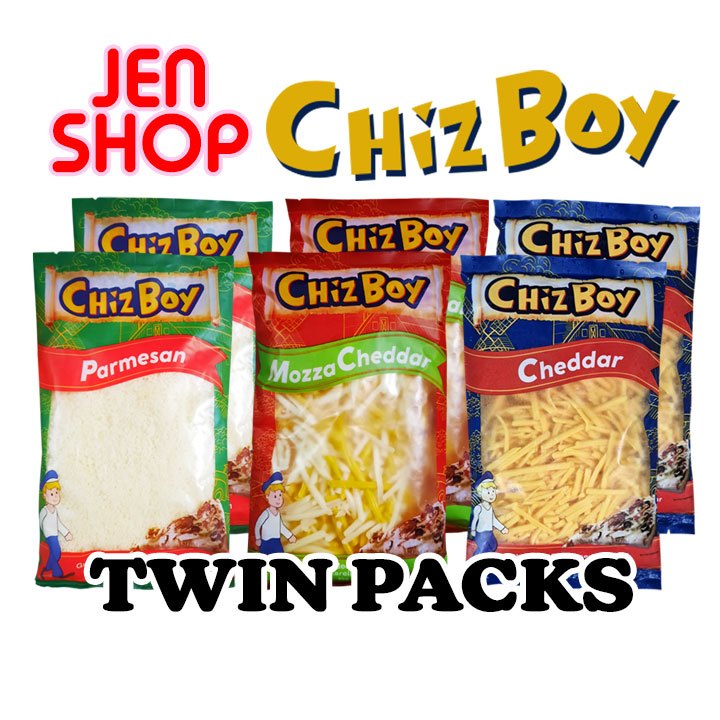 TWIN PACKS Chiz Boy Chizboy Processed Cheese Parmesan Mozzarella ...