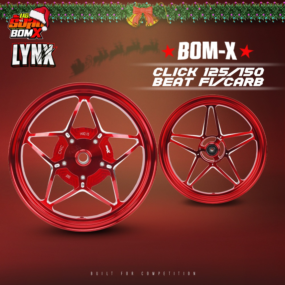 Bom Rangsit BomX Lynx Cnc Mags Click 125/150/ BEAT FI Star Mags 14s 5 ...