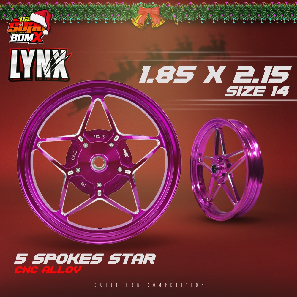 Bom Rangsit BomX Lynx Cnc Mags Click 125/150/ BEAT FI Star Mags 14s 5 ...