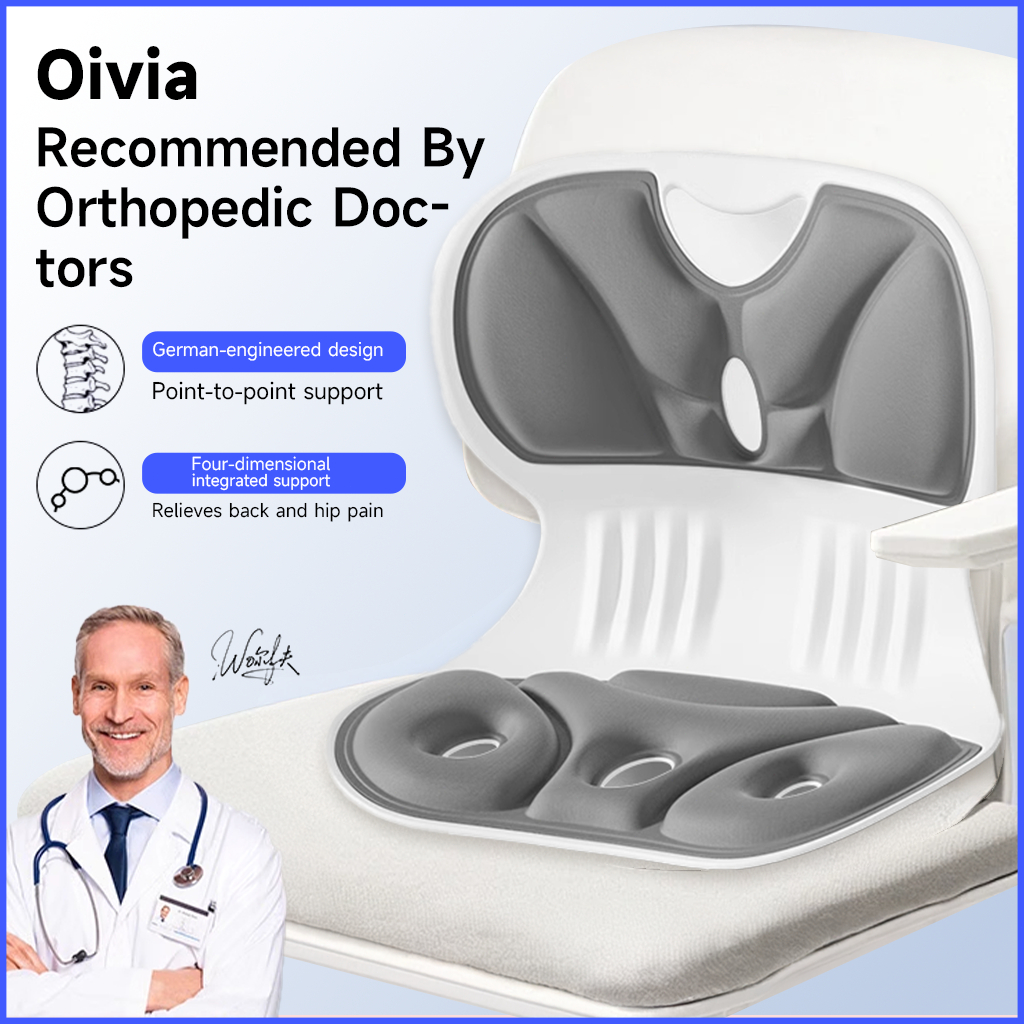 Oivia Posture Corrector Chair Back Support For Chair Cushion Curable ...