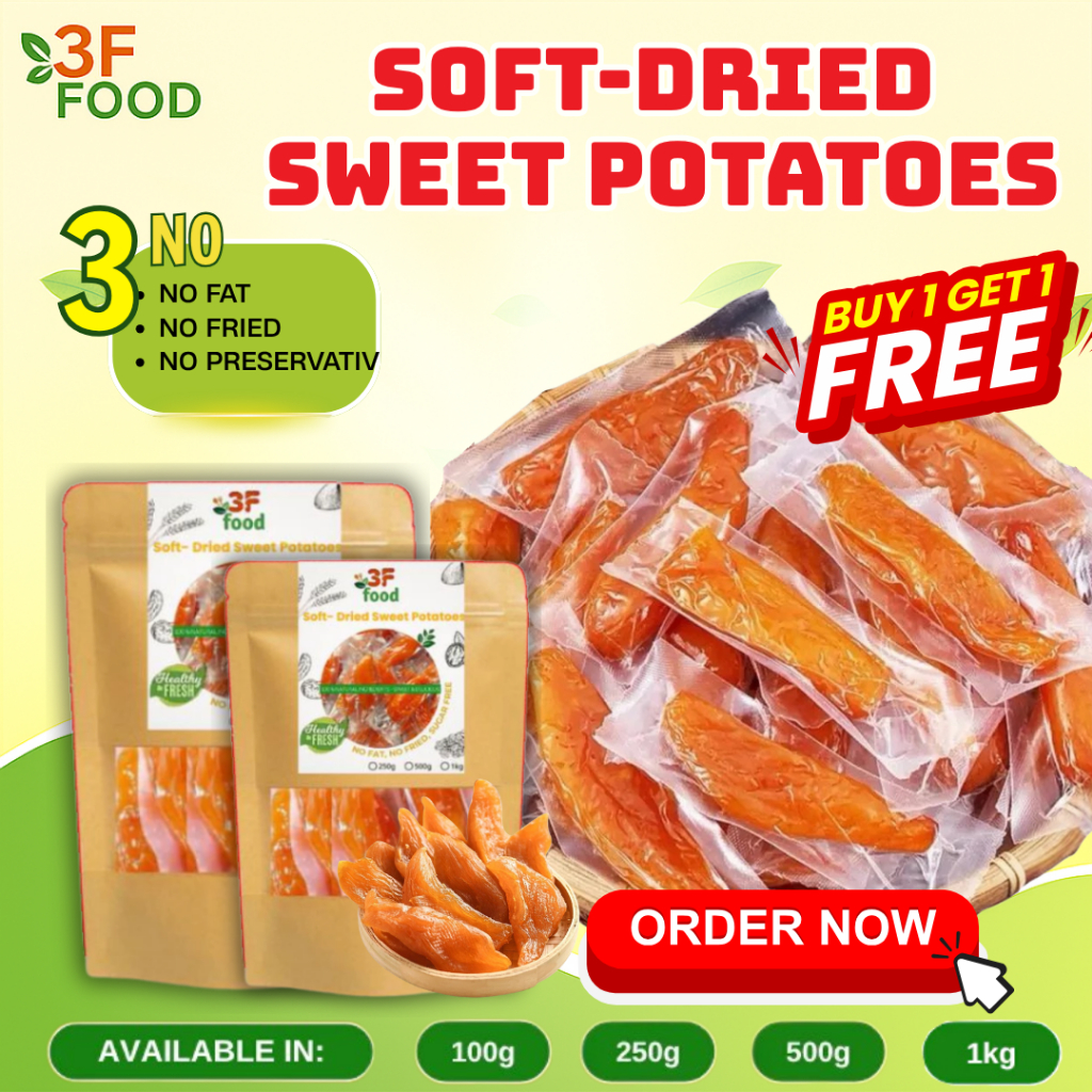 [BUY1 TAKE1] SOFT-DRIED SWEET POTATOES 3F - Convenient Vacuum Dried ...