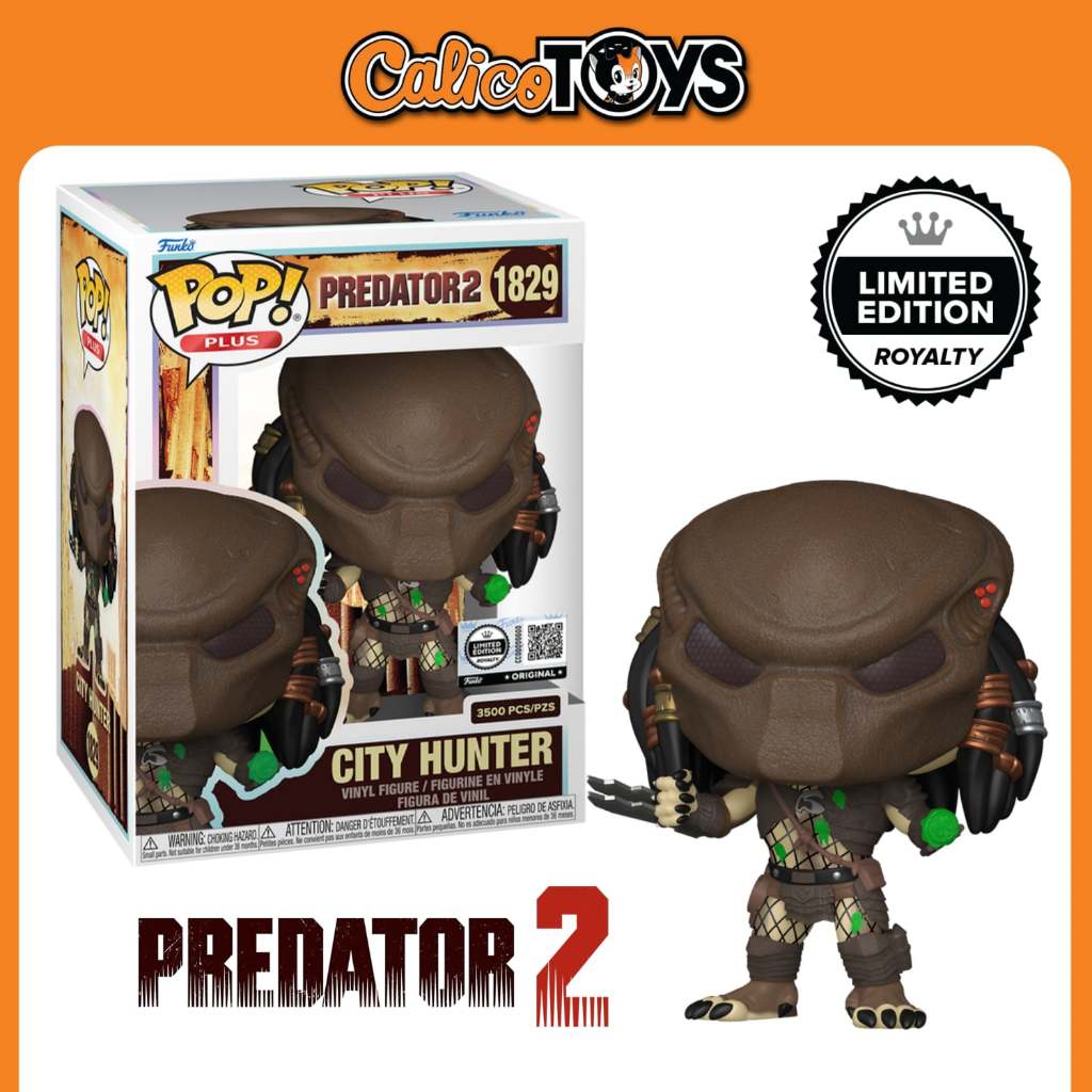POP! Movies: Predator 2 Plus - City Hunter Sliced Arm #1829 LE3500 ...