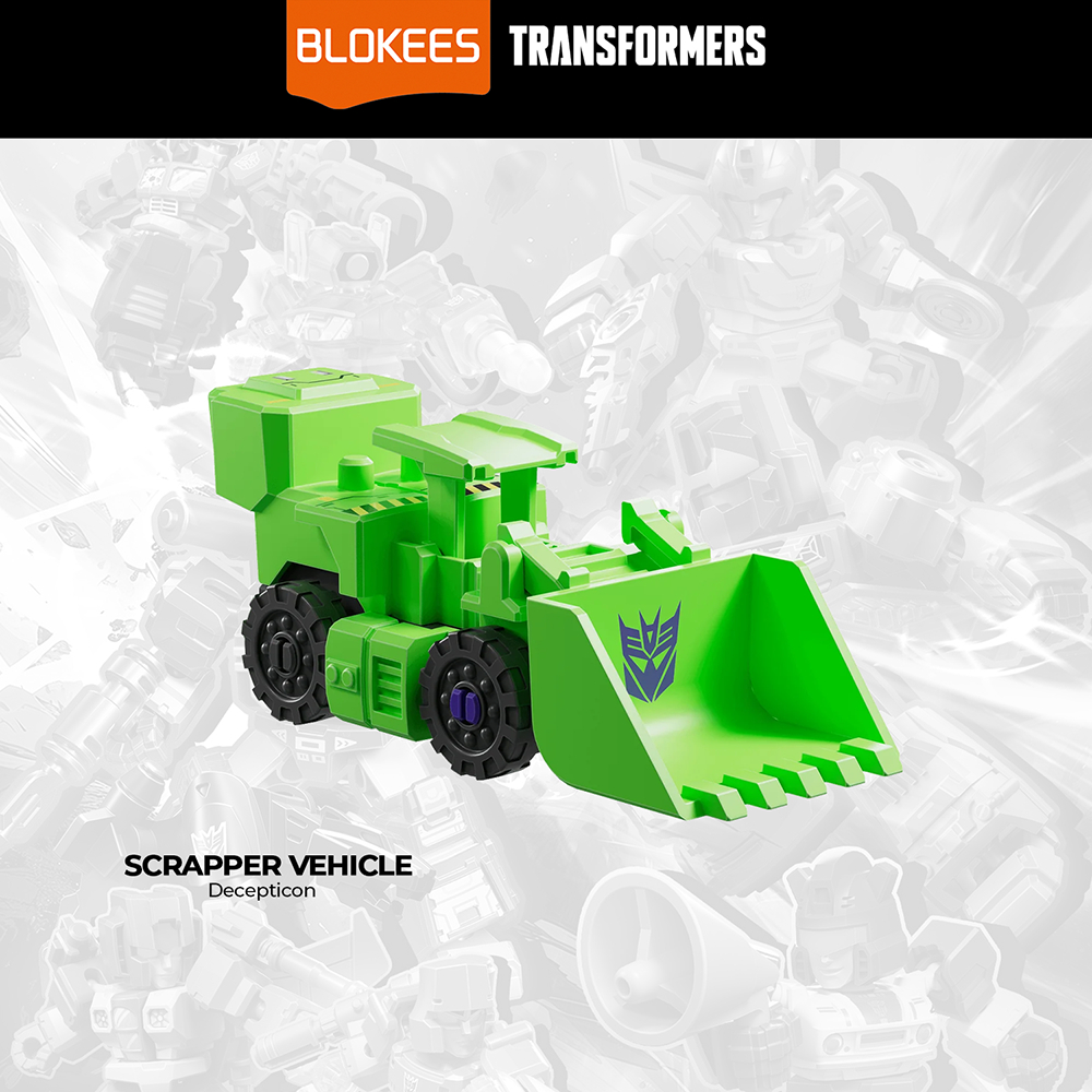 PP Blokees Devastator Scrrapper Vehicle Transformers Galaxy Defender ...