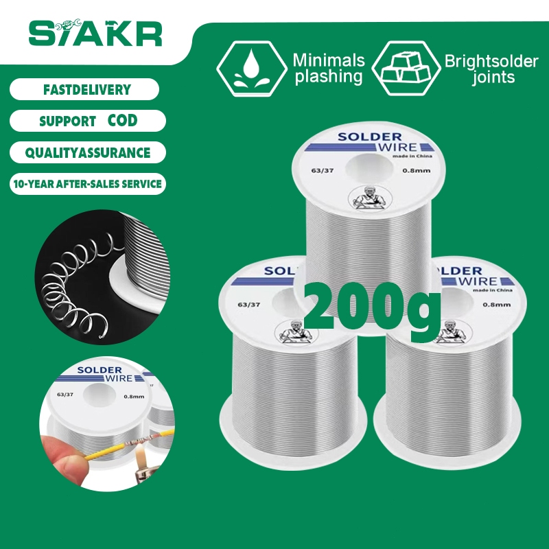 Tin Lead Rosin Core Solder Wire With Flux Roll 200g Original Soldering ...