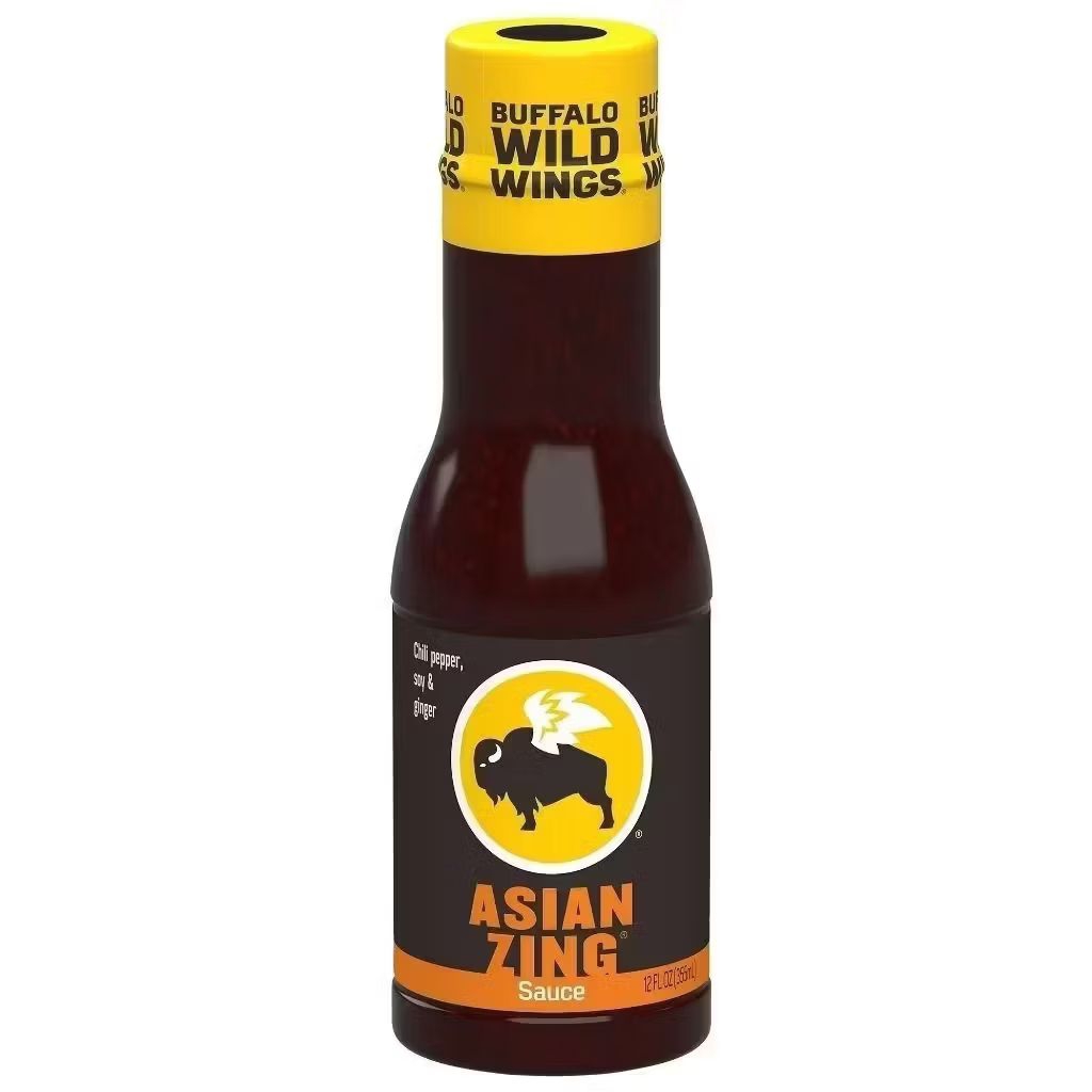 BUFFALO WILD WINGS ASIAN ZING SAUCE 12OZ SWEET SPICY GARLIC CHILI GLAZE ...