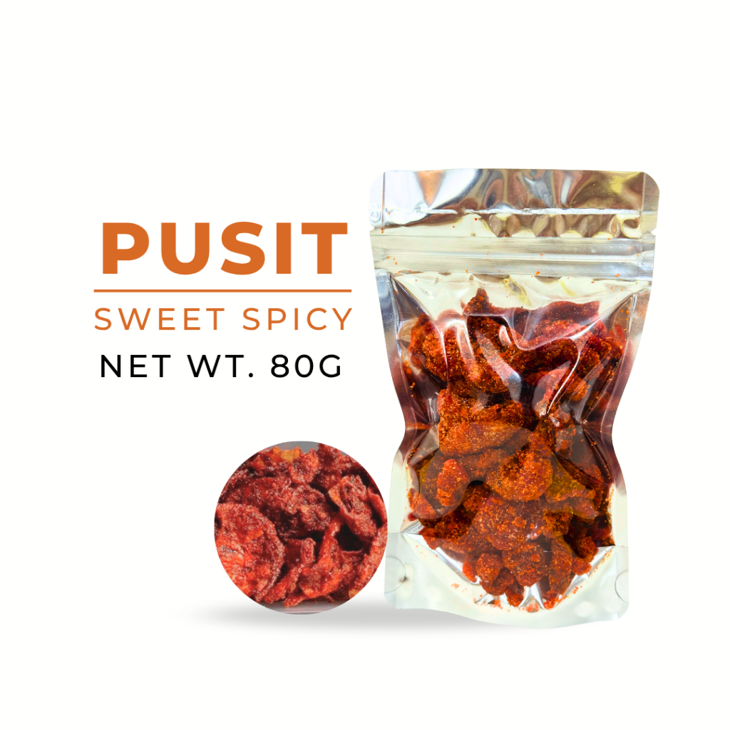 Sweet & Spicy Pusit – Crunchy Sweet Chili Squid Snack (80g Pouch ...