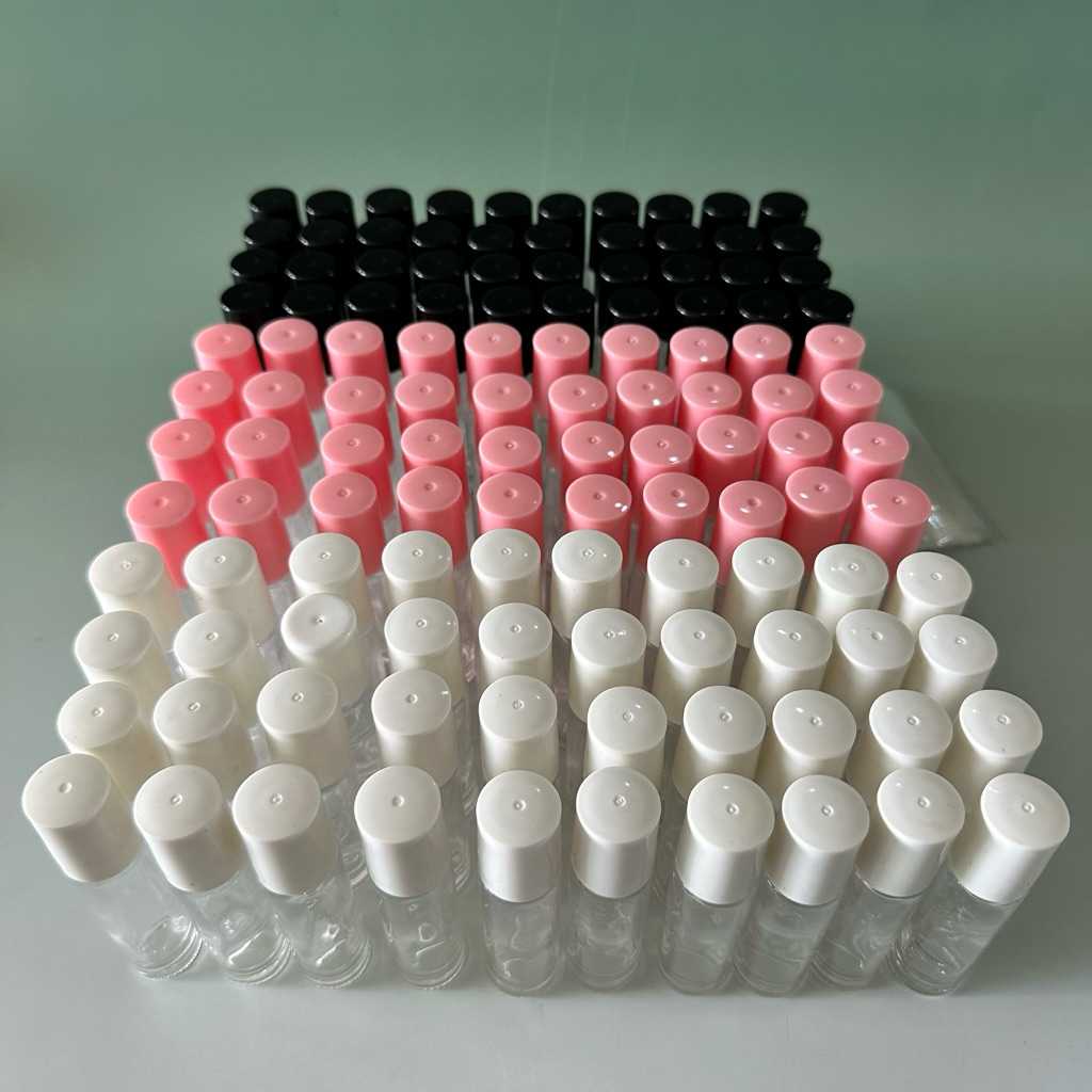 50pcs 10ml 6ml 5ml Glass ROLLON bottle | Shopee Philippines