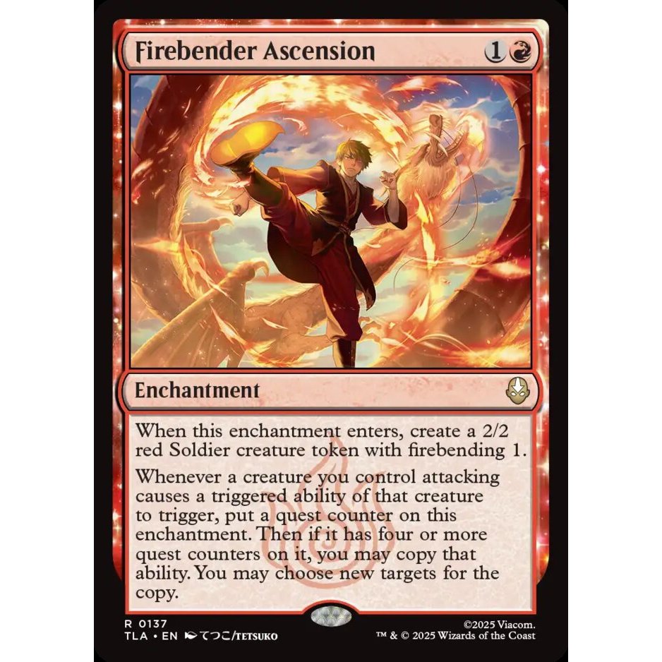 Firebender Ascension - Avatar: The Last Airbender (TLA) Mtg | Shopee ...