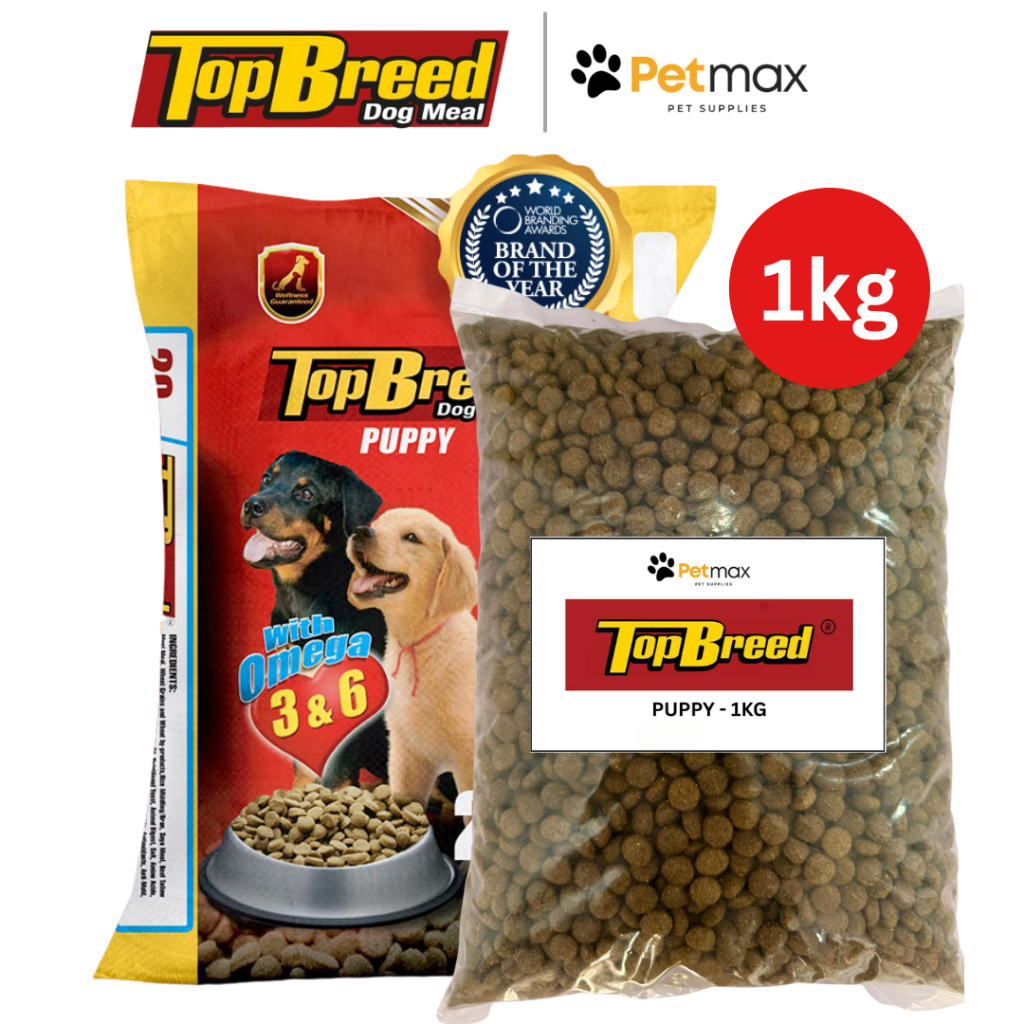 Topbreed Dry Dog Food –1kg (REPACKED) for Puppies & Adults | Shopee ...