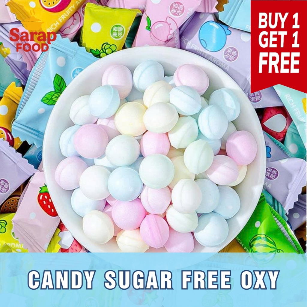 [BUY 250G FREE 250G] 250g/pcs Oral aroma Mint candy Sugar Free Assorted ...