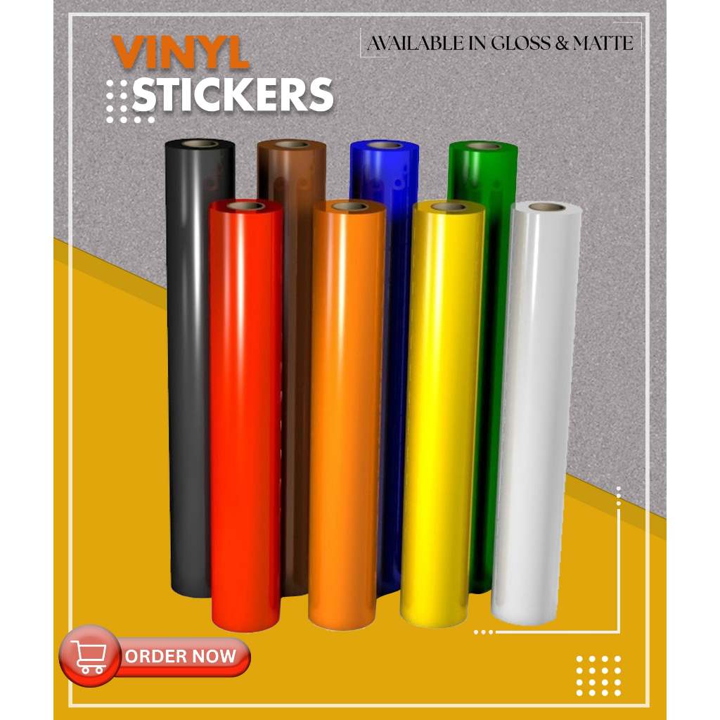 VINYL STICKER GLOSS AND MATTE | Shopee Philippines
