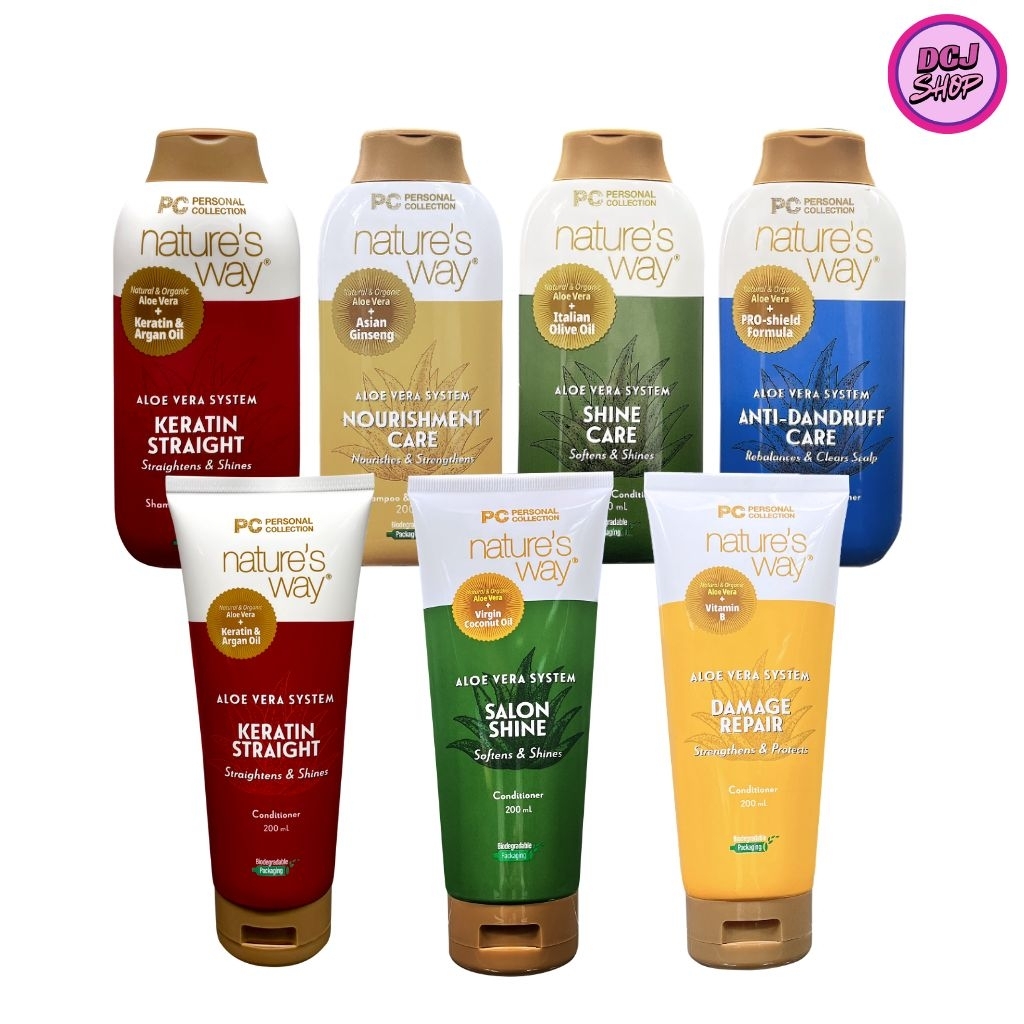 DCJ SHOP Nature's Way Aloe Vera System Shampoo & Conditioner ...
