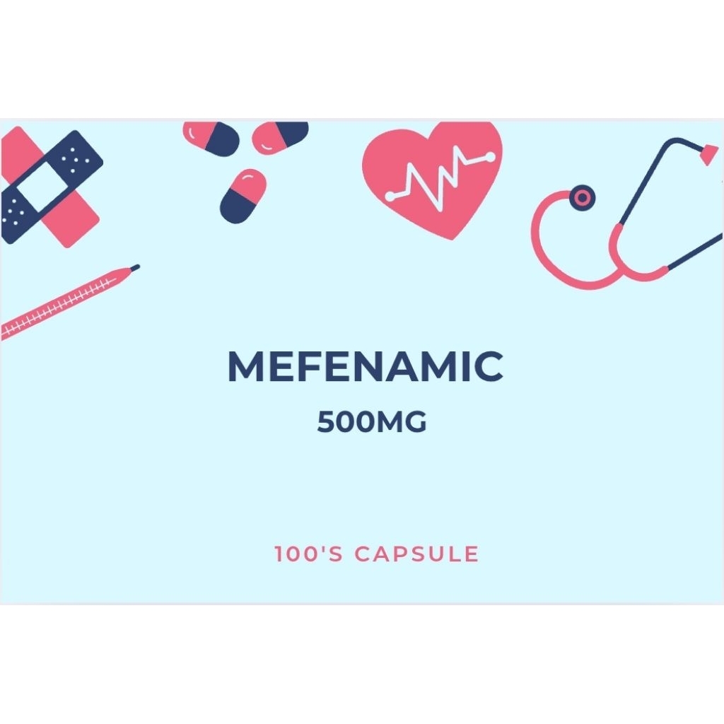 MEFENAMIC ACID 500MG Box of 100'sCapsules | Shopee Philippines