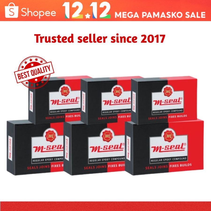 SIMENR 5PCS BUNDLE M-SEAL EPOXY CLAY PUTTY REGULAR 40G pandikit ...