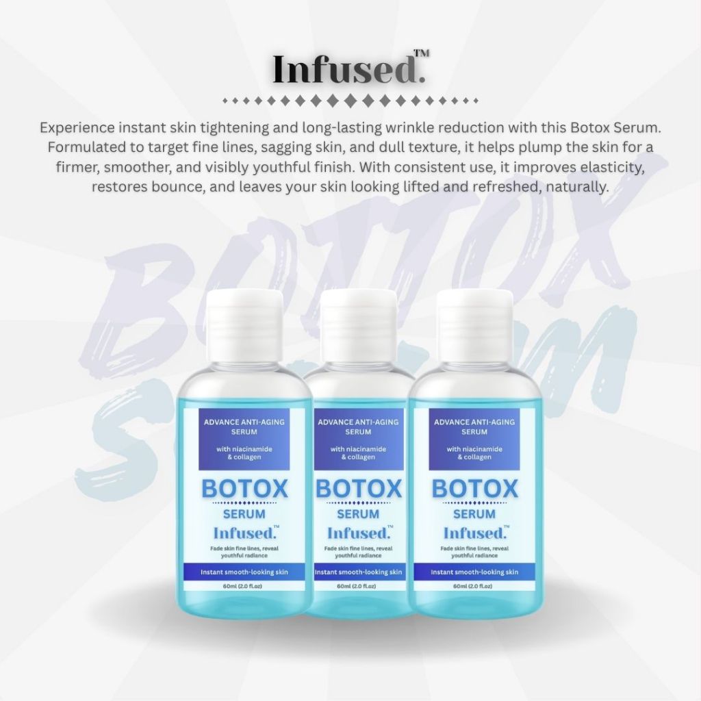 Premium Infused Botox Anti-Aging Serum with Skin Tightening, Wrinkle ...