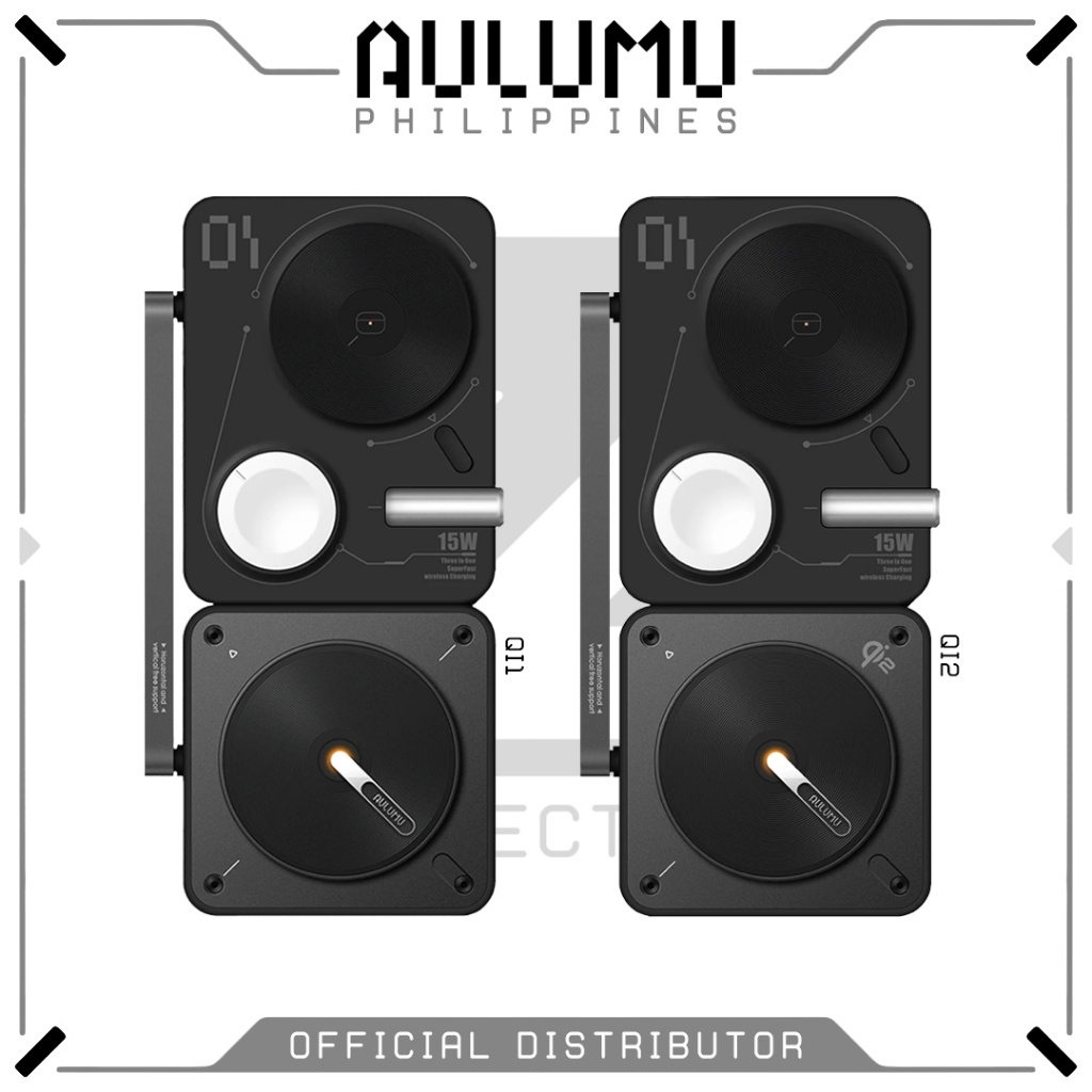 Aulumu M01 2-in-1 Wireless Charging Pad & Magnetic Phone Stand For ...