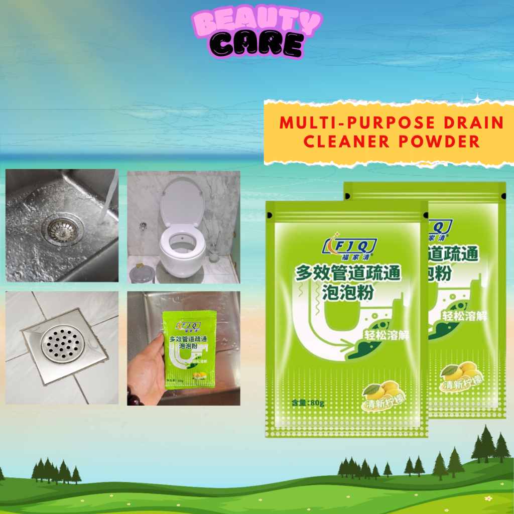 Specialized Drain Cleaner Powder - Dissolves Waste, Prevents Clogging ...