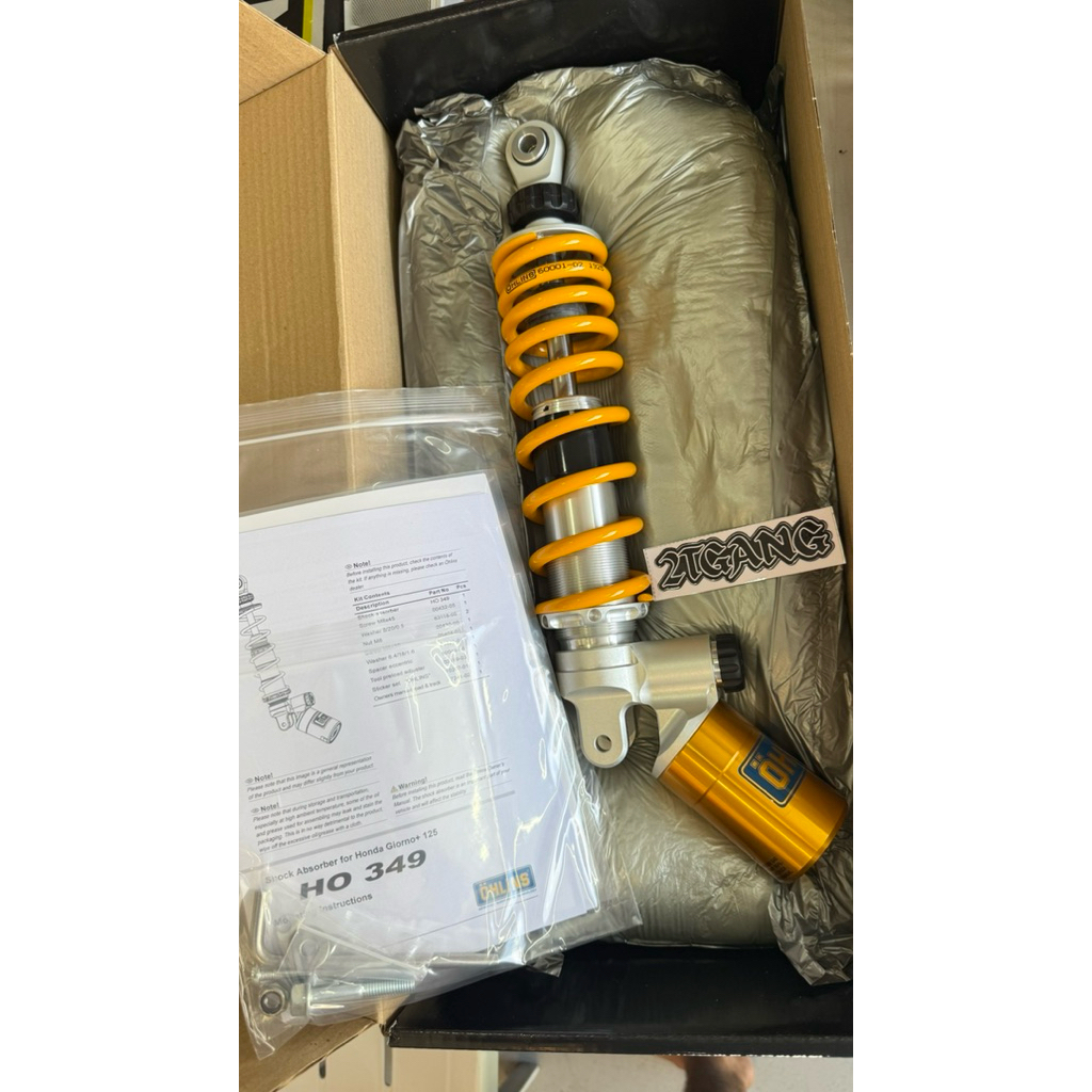 [ORIGINAL] Ohlins Rear Shock for Honda Giorno+ 125 HO 349 [Thai Edition] | Shopee Philippines