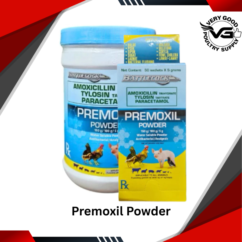 BATTLECOCK PREMOXIL POWDER - (5G X 50 SACHETS) / (1KG) - 1PC ONLY ...