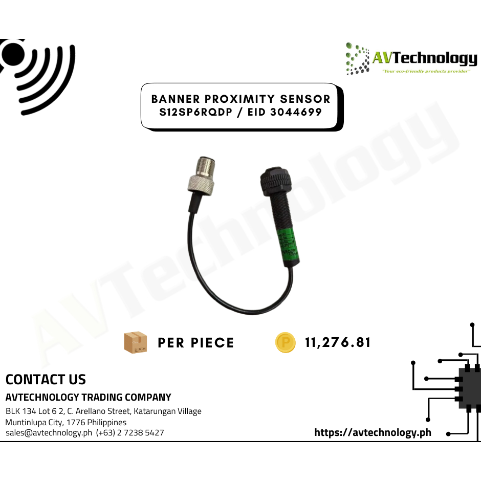 BANNER PROXIMITY SENSOR S12SP6RQDP | Shopee Philippines