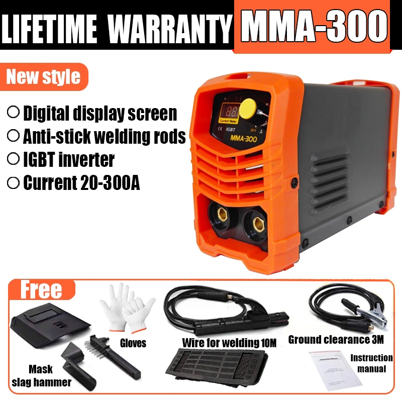 MMA-300A Portable Welding Machine with Cables and Accessories Inverter ...