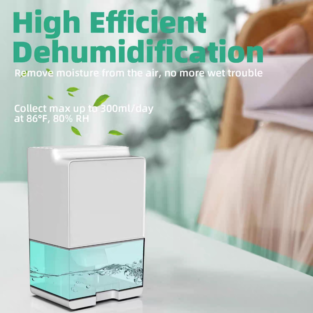Dehumidifier Water Tank Auto-Shotoff Moisture Absorber for Office and ...