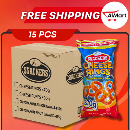 WHOLESALE! SNACKERS CHEESE RINGS 370GRAMS (15 PIECES PER BOX) | Shopee ...