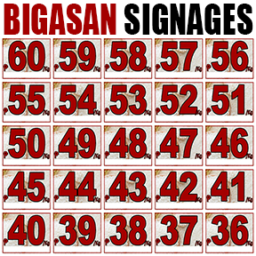 BIgas Price Tag Sign Laminated Signages | Shopee Philippines