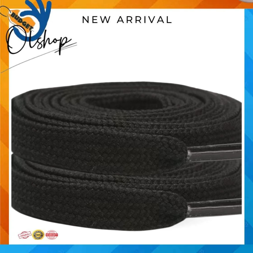 Drawstrings for jogging pants or shoes flat Cord White and Black ...