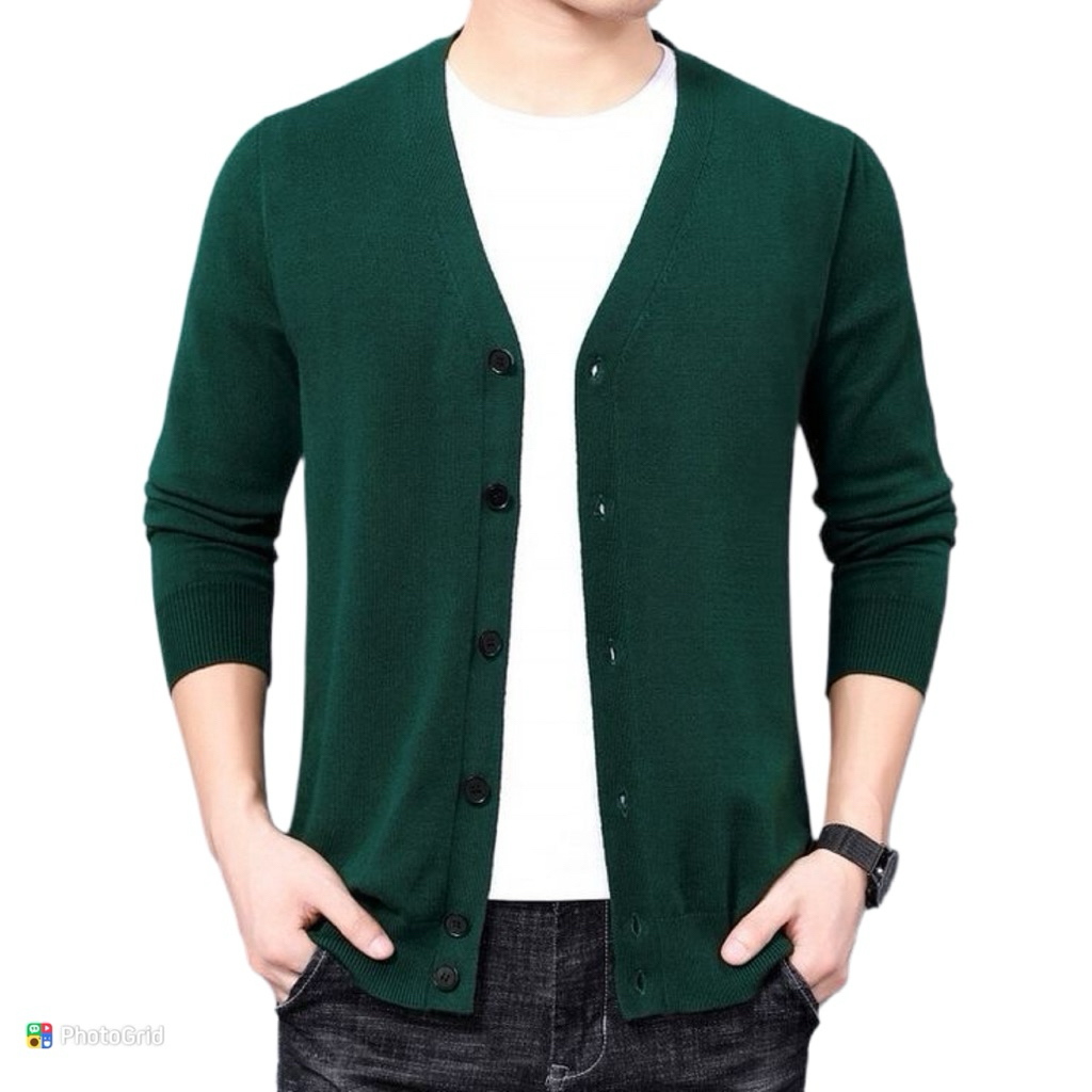 JMB | Ft S-L, Quality V Neck Button Down Knitted Cardigan for Men ...