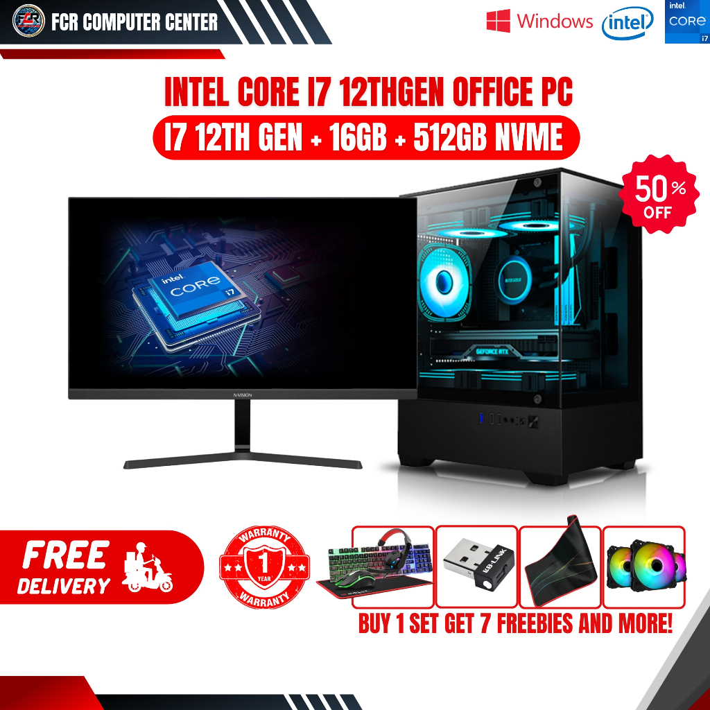 [PLUG & PLAY] BRAND NEW INTEL i7 12THGEN/ 16GB DDR4 / 512GB NVME / MID ...