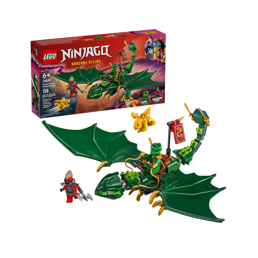LEGO Ninjagp 71829 Lloyd's Green Forest Dragon | Shopee Philippines